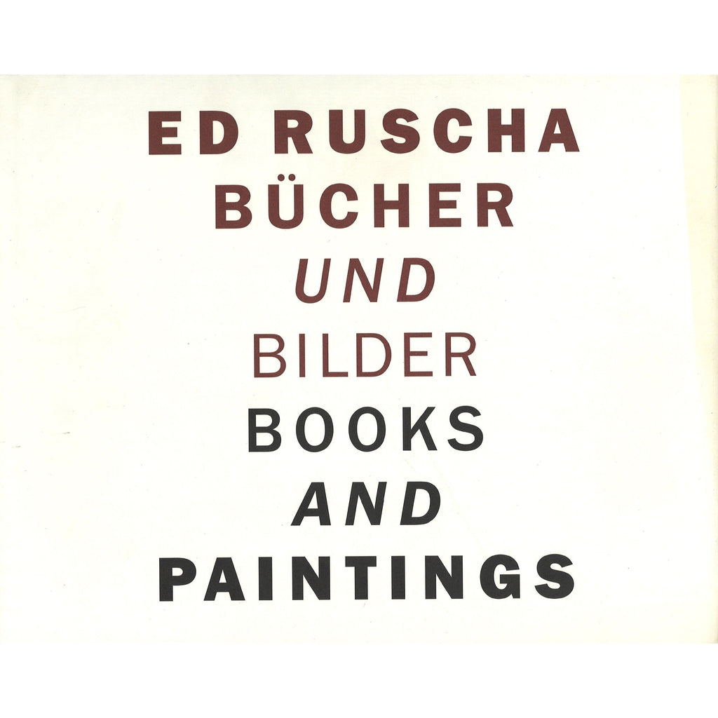 Ed Ruscha: Books and Paintings – LACMA Store