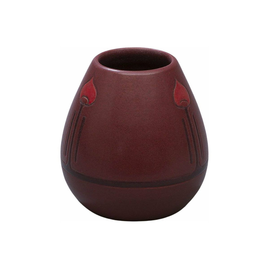 Tritone Ceramic Pottery Vase in Cranberry – LACMA Store
